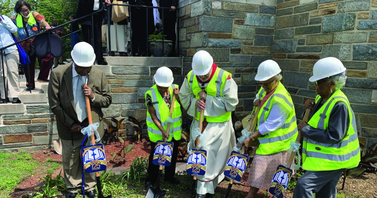 Nativity Parish breaks ground on long-awaited lift/elevator - Catholic ...