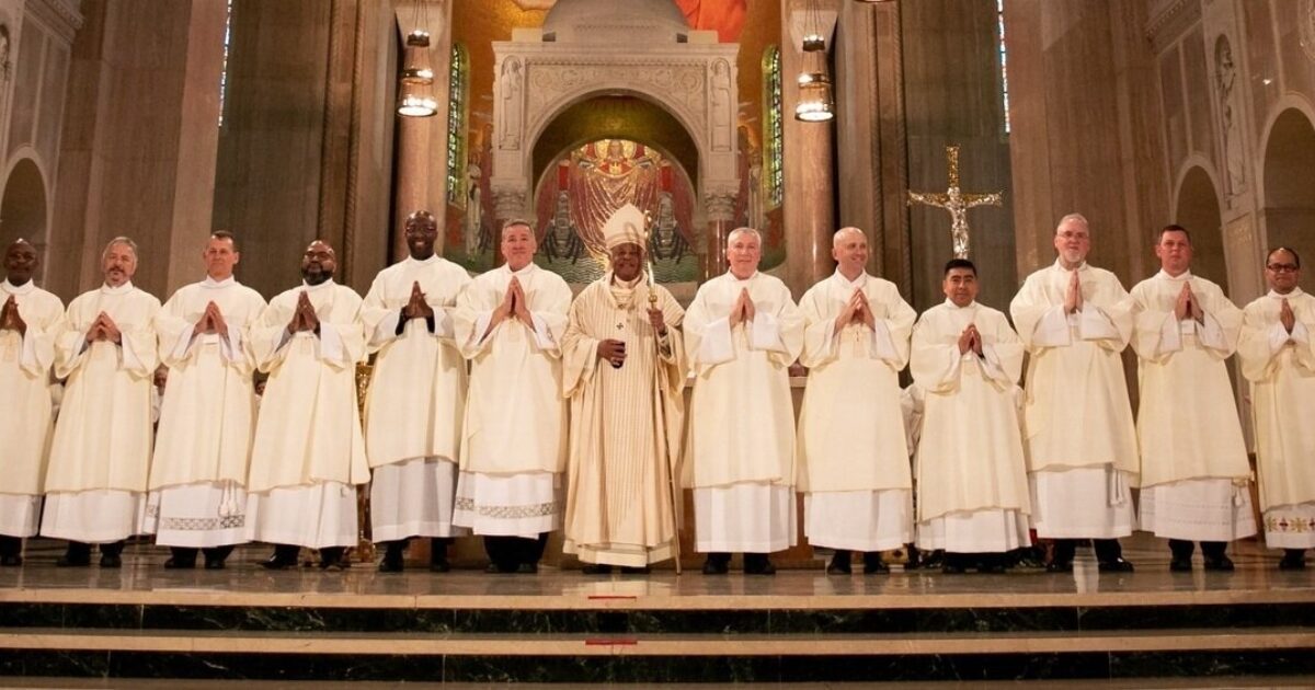 Cardinal Gregory ordains 12 new permanent deacons for The Roman ...