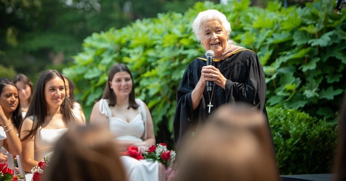 ‘Stone Ridge legend’ Sister Anne Dyer encourages centennial class ...