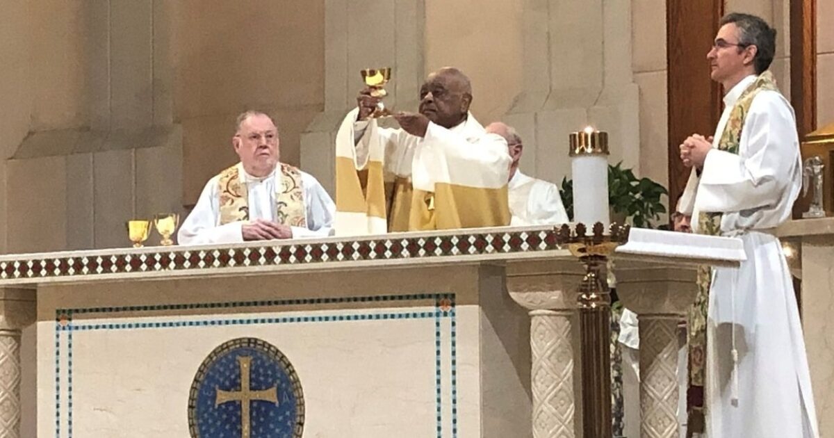 Cardinal Gregory meets with Holy Cross parish and school communities ...