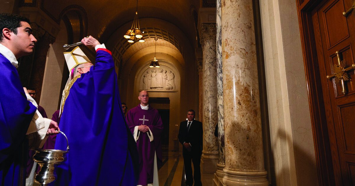 Archbishop exhorts Advent vigilance as national shrine’s Holy Door ...