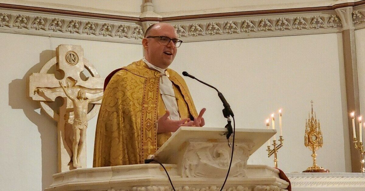 Now the pastor at St. Patrick’s downtown, Father Lewis’s vocation was ...