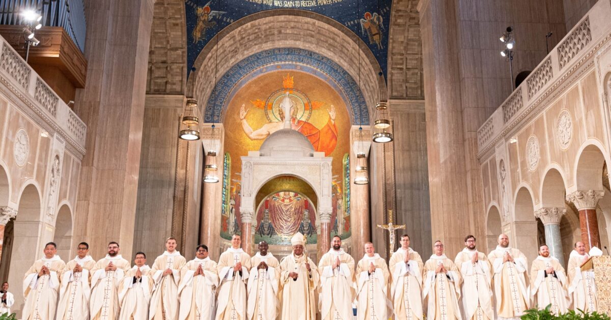 Cardinal Gregory ordains 16 new priests in largest ordination class for the Archdiocese of ...