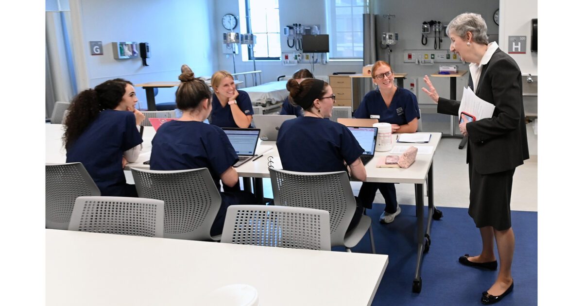 Nursing students at Catholic University’s Conway School of Nursing ...